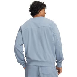 Under Armour Herren Sweatshirt "UA RIVAL LW CREW", blau, Gr. XL, Sweatware, Obermaterial: 80% Baumwolle, 20% Polyester, Sweatshirts, lockere