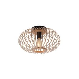 JUST LIGHT Deckenleuchte &raquo;RACOON&laquo; E27 1 Stk. ExklusiveE27 braun 1, &Oslash; 40cm H: 24cm, 1 Stk.