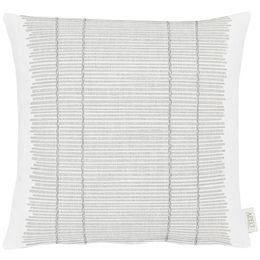 Apelt Dekokissen &raquo;3007&laquo; ohne F&uuml;llung silber Obermaterial: 100% Polyester B/L: 46cm x 46cm, 1 Stk.