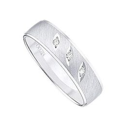 Firetti Unisex Trauring &raquo;Schmuck Geschenk Hochzeit Ehering Trauring "LIEBE"&laquo; wahlweise mit oder ohne Brillant silber 22, 0,02 SI = kleine Einschl&uuml;sse 