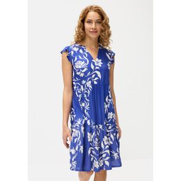 Lascana Damen Lascana Sommerkleid mit Volants beige 38, N-Gr