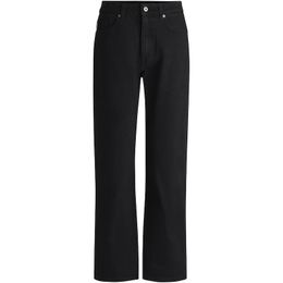 Hugo Damen Hugo Straight-Jeans &raquo;Elyah&laquo; Straight Fit Jeans mit hoher Leibh&ouml;he, Tall L&auml;nge 36 schwarz 30, L&auml;nge 34