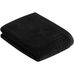 Esprit Duschtuch &raquo;Modern Solid&laquo; vegan produziert schwarz Webfrottier, Obermaterial: 85% Baumwolle, 15% Lyocell (TENCEL ) B/L: 67cmx140cm, 1 Stk., Webfrottier
