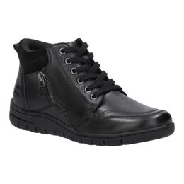 Josef Seibel Damen Stiefelette "Estenra 01, black-black", Gr. 41, schwarz, Obermaterial: 100% Rindsleder Leather cow., Schuhe