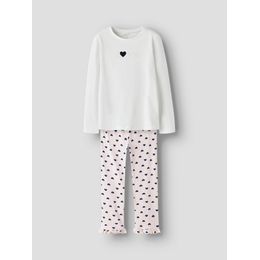 name it Kinder Schlafanzug "NKFRAGNA NIGHT SET BOX", Gr. 134mauve morn, Jersey, Obermaterial: 95% Baumwolle, 5% Elasthan, bedruckt, Homewear-Sets