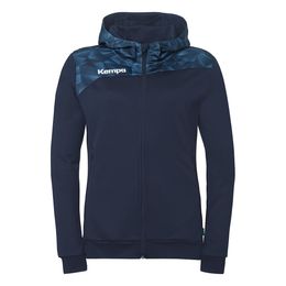 Kempa Damen Trainingsjacke "Trainingsjacke Athletics 29 Women", blau, Gr. XL, Obermaterial: 100% Polyester Pol. recyc.., Jacken