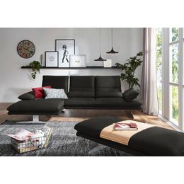 W.Schillig Ecksofa &raquo;broadway, Designsofa mit tollem Sitzkomfort, L-Form&laquo; Sitztiefenverstellung, Kopfteil- & Seitenteilverstellung, Breite 291cm 