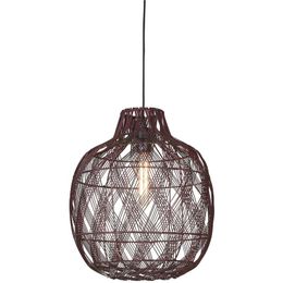 GOOD&MOJO H&auml;ngeleuchte &raquo;MENDOZA&laquo; E27 rot 1, &Oslash; 40cm H: 253cm