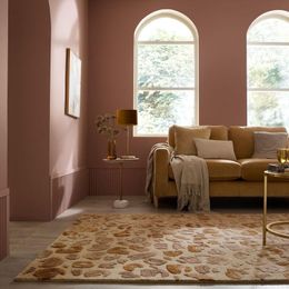 FLAIR RUGS Teppich &raquo;LEOPARD PRINT&laquo; rechteckig 7 mm H&ouml;he Oberfl&auml;che: 65% Viskose, 35% Wolle. R&uuml;ckseite: 100% Baumwolle B : 140cm 1 Stk., 7mm, L: 200cm