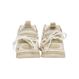 Buffalo Damen Trainingsschuh "Buffalo TRIPLET LACE -", Gr. 36beige, cream, Leder, unifarben, Schuhe