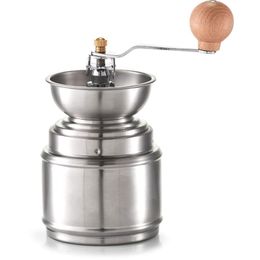 zeller Kaffeem&uuml;hle mit hochwertigem Keramikmahlwerk silber Einheitsgr&ouml;&szlig;e