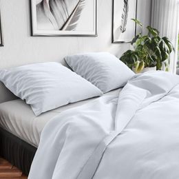 Bettw&auml;sche &raquo;Renforc&eacute; Bettw&auml;sche Baumwolle - Nat&uuml;rlich weiches Schlafgef&uuml;hl&laquo; 2 Stk. 135x200 cm, 155x220 & &Uuml;bergr&ouml;&szlig;en I inkl. Kissenbez&uuml;ge 80x80 I uni 
