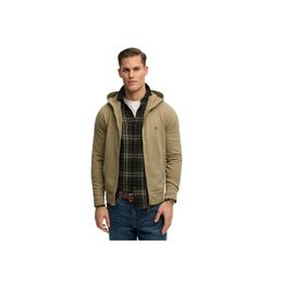 Superdry Herren Sweatshirt "Sweatjacke Classic Essential Ziphood", gr&uuml;n, Gr. XXL, Obermaterial: 100% Baumwolle CO., Sweatshirts