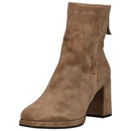REGARDE LE CIEL Damen High-Heel-Stiefelette "Regarde Le Ciel Stiefelette Leder", Gr. 40, braun, Leder, Schuhe