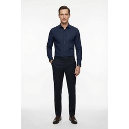 Calvin Klein Herren Businesshemd &raquo;REG ESNTL POPLIN STR SLD&laquo; Regular fit, mit Rundhalsausschnitt blau 41, N-Gr