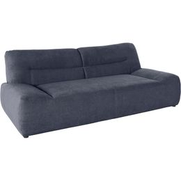 DOMO collection 2,5-Sitzer &raquo;Cesena modern, elegant und zeitlos, komfortabel, flache Armlehnen&laquo; fester Sitzkomfort blau B/H/T: 224cm x 81cm x 109cm, 