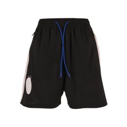 PEQUS Damen Shorts "PEQUS PEQUS Football Logo Short", schwarz, Gr. S, 100% Polyester, Hosen