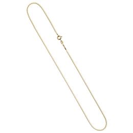 Jobo Damen Goldkette "Venezianerkette 1,5 mm", 42cm, Gelbgold 585, gold, Gelbgold 585, Halsketten, 14 Karat 585 Gold diamantiert