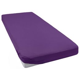 bellana Spannbettlaken &raquo;bellana deluxe mit Elasthan, Jersey 230 g/m&sup2;, Premium-Qualit&auml;t&laquo; mit 5% Elasthan, f&uuml;r Matratzen bis 35cm H&ouml;he, b&uuml;gelfrei, 