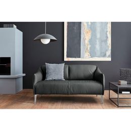 W.Schillig 2-Sitzer &raquo;sally Designsofa, Loungesofa, bequem, schmale Armlehnen, Breite 154cm&laquo; mit Metall-Winkelf&uuml;&szlig;en in Chrom gl&auml;nzend, Breite 154 cm 