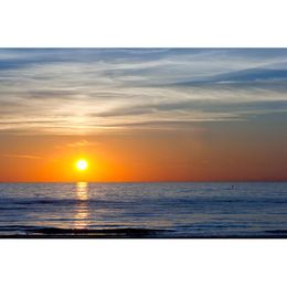 papermoon Fototapete &raquo;Sonnenuntergang an der Ostsee&laquo; bunt Vlies B/L: 3m x 2,23m, Bahnen: 6 Stk.