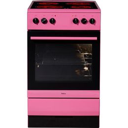 Amica Elektro-Standherd &raquo;507CE1.30e(Cp)SHC 11507 PI&laquo; Steam Clean Kompakter Kochkomfort f&uuml;r den t&auml;glichen K&uuml;chenalltag pink Energieeffizienzklasse A hilft 