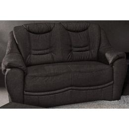 Sit & More sit&more 2-Sitzer &raquo;Benson&laquo; schwarz Luxus-Kunstleder;Primabelle -Microfaser;NaturLeder (in Sitz und R&uuml;cken, Korpus in passendem Kunstleder);Luxus-