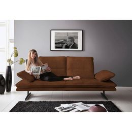 W.Schillig 2-Sitzer &raquo;broadway, Designsofa mit tollem Sitzkomfort, Breite 216cm&laquo; Sitztiefenverstellung, Kopfteil- & Seitenteilverstellung, Breite 216cm