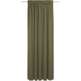 WIRTH Vorhang &raquo;Torbole&laquo; Multifunktionsband 1 Stk. tlg. nach Ma&szlig; gr&uuml;n Baumwolle, Polyester 235cm, Multifunktionsband, 132cm