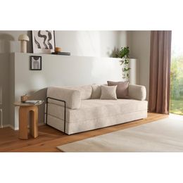 homsy by Ana Johnson Schlafsofa &raquo;Folda Dauerschl&auml;fer, B: 206 cm, Liegefl. 181x198 cm&laquo; mit Bett-/Schlaffunktion, inkl. 1x Zierkissen, 