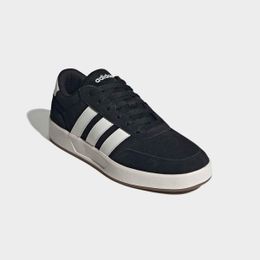 Herren Sneaker "BREAKNET 3.0", adidas Sportswear, Gr. 48core schwarz, core wei&szlig;, gum5, Leder, Synthetik, Schuhe