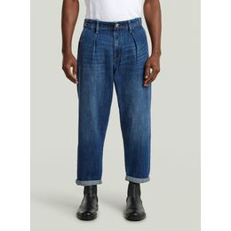 G-Star Raw G-STAR Herren Regular-fit-Jeans "Pleated Chino Denim Relaxed Tapered"worn in blau veil, Gr. 30, Obermaterial: 50% Baumwolle, 30% Baumwolle, 20%