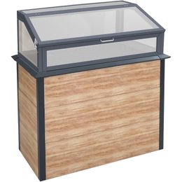 WESTMANN Hochbeet &raquo;Primus-Multi Plus M&laquo; BxTxH: 100x50x113 cm, mit Fr&uuml;hbeetaufsatz Stahl B/H/T: 100cm x 113cm x 50cm