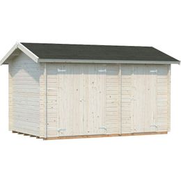 Palmako Ger&auml;tehaus &raquo;Jari&laquo; natur beige Massivholz Einheitsgr&ouml;&szlig;e