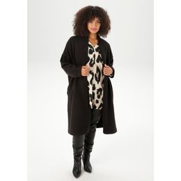 Aniston Plus Damen Aniston PLUS Strickjacke in kuscheliger Qualit&auml;t schwarz 50