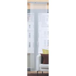Home Wohnideen Schiebegardine &raquo;CROCKETT&laquo; Klettband 1 Stk. tlg. HxB: 245x60 wei&szlig; Voile, Polyester 245cm, Klettband, 60cm
