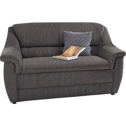 DOMO collection 2-Sitzer &raquo;Lale formsch&ouml;nes und komfortables Sofa, zeitlos und elegant&laquo; optimal f&uuml;r kleinere R&auml;ume braun Struktur (100% Polyester);