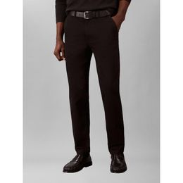 Calvin Klein Jeans Herren Chinohose &raquo;TAPERED COMFORT COTTON CHINO&laquo; Regular fit mit Eingrifftaschen schwarz 38, L&auml;nge 30