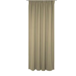 WIRTH Vorhang &raquo;Newbury&laquo; Multifunktionsband 1 Stk. tlg. nach Ma&szlig; braun Baumwolle, Polyester 245cm, Multifunktionsband, 130cm
