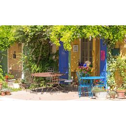 papermoon Fototapete &raquo;Provence Cafe Shop&laquo; bunt Vlies B/L: 3m x 2,23m, Bahnen: 6 Stk.