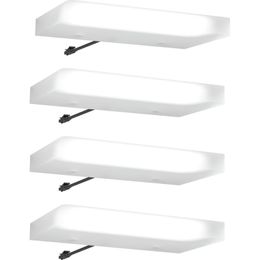 Rauch Aufbauleuchte &raquo;Zubeh&ouml;r f&uuml;r -Schr&auml;nke Schrankbeleuchtung Aufsatzleuchte LED&laquo; Neutralwei&szlig; LED-Acryl-Aufsatzleuchte B/H/T: 12/1/18 cm H: 1cm, 4er-