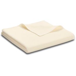Biederlack Wohndecke &raquo;Unicolour&laquo; in vielen Farben beige Baumwolle, Polyacryl, Polyester B/L: 220cm x 240cm