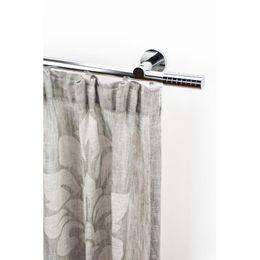 Garesa Gardinenstange &raquo;EASY&laquo; &Oslash; 20 mm 1 l&auml;ufig-l&auml;ufig Wunschma&szlig;l&auml;nge grau Aluminium B/L: 65cm x 440cm &Oslash; 20mm, 1 Stk., 1 l&auml;ufig