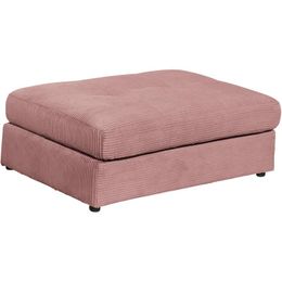 ED EXCITING DESIGN Hocker &raquo;Jasper im aktuellen Cord Bezug, B/T 110/70cm&laquo; rosa 92% Polyester, 8% Polyamid B/H/T: 110cm x 44cm x 74cm, Cordstoff HYPER