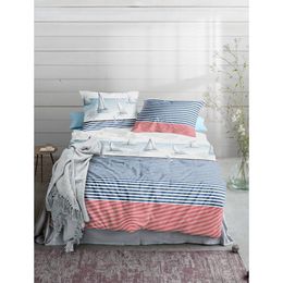 Irisette Bettw&auml;sche &raquo;Easy 8089&laquo; 2 k&uuml;hlend und atmungsaktiv, pflegeleicht und b&uuml;gelfrei bunt Seersucker, Obermaterial: 100% Baumwolle B/L: 155cm x 220cm, 1 Stk.