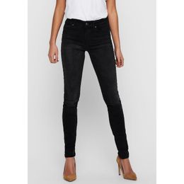 Only Damen Only Skinny-fit-Jeans &raquo;ONLBLUSH LIFE MID&laquo; schwarz S (36), L&auml;nge 30