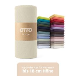 OTTO home Spannbettlaken &raquo;PHYSALIS in BASIC und PREMIUM Qualit&auml;t, 100% Baumwolle&laquo; f&uuml;r Matratzen bis 18 cm H&ouml;he, Bettlaken, Spannbetttuch, pflegeleicht