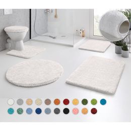 Kleine Wolke Badematte &raquo;RELAX, Badvorleger, Badezimmer Teppich&laquo; H&ouml;he 30 mm rutschhemmend beschichtet fu&szlig;bodenheizungsgeeignet Badteppich, meliert, rechteckig, rund