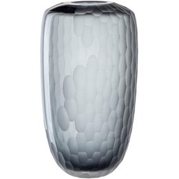 Leonardo Tischvase &raquo;Dekovase BELLAGIO&laquo; aus Glas, anthrazitfarben, handgefertigt grau Glas B/H/T: 37cm &Oslash; 20,8cm