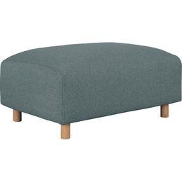Home Affaire Polsterhocker &raquo;Svennis&laquo; passend zru "Svennis"-Polsterserie blau Struktur (100% Polyester);Filzoptik (100% Polyester) B/H/T: 93cm x 47cm x